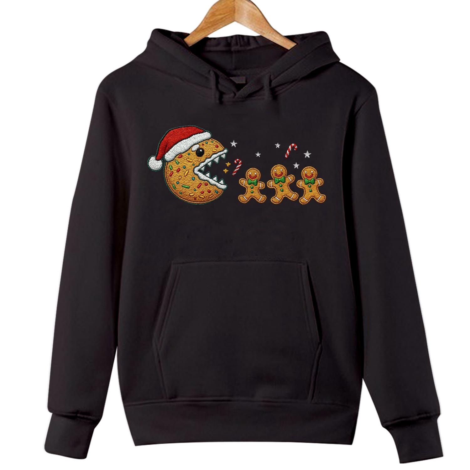 Gingerbread Cookie Christmas Hoodie, Merry Christmas Baking Crew Xmas ...